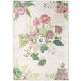 Rugs America Hanna VA40A Rose Garden Cream Floral Transitional Beige ...