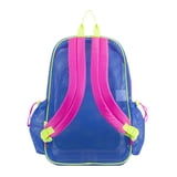 Eastsport Unisex Large Mesh Backpack with Bungee, Dynamic Blue ...