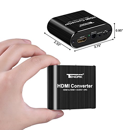 Buy HDMI Audio Extractor - Tendak 4K HDMI to HDMI Audio Splitter and Optical Toslink SPDIF + 3 ...
