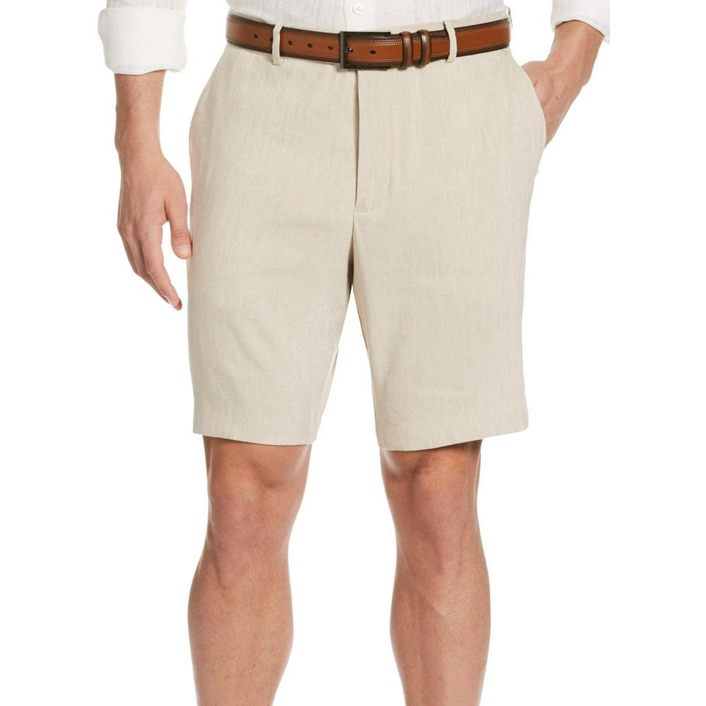 Cubavera - Cubavera Mens Linen Blend Shorts 38W Beige - Walmart.com ...