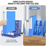 Marte Vanci Magazine File Holder Vertical PP Folder Book Desktop ...