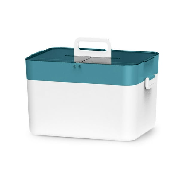 Drug Storage Box Medical First Aid Box Convenience Compartment Portable ...
