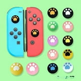 4PCS Set of Silicone Paw Print Joycon Thumb Grips; Joystick Rocker ...