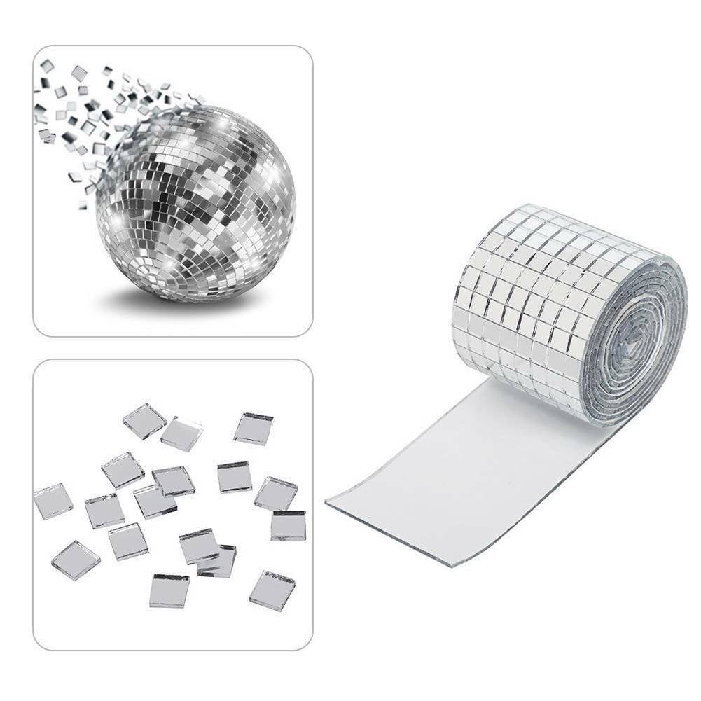 Stuffygreenus Real Glass Craft Mini Square Mirrors Mosaic Tiles Mirror ...