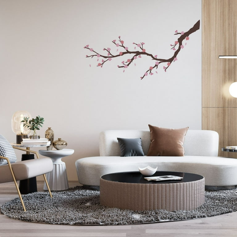 Cherry Blossom Tree Branch Wall Decal
