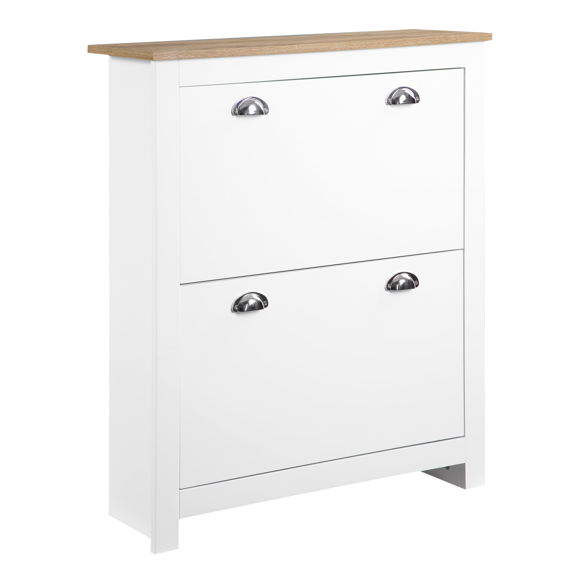 Click here for Homcom Hallway Shoe Cabinet With 2 Flip Drawers Fo... prices