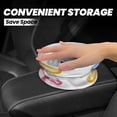 Car Trash Can 600d Oxford Water-Resistant Cylindrical With Support Rod ...