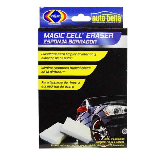 Esponja Borrador Magic Cell Corazzi Para Auto 12 Paquetes multicolor ...