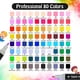 Alcohol Markers Set, 80 Colors Dual Tip Art Markers for Kids Adult ...