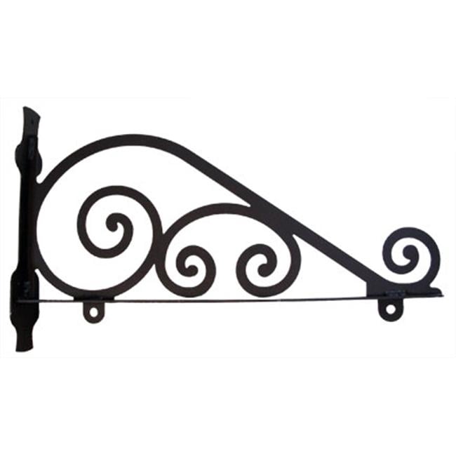 Village Wrought Iron SGB-103-36 Traditional Sign Bracket - Black ...