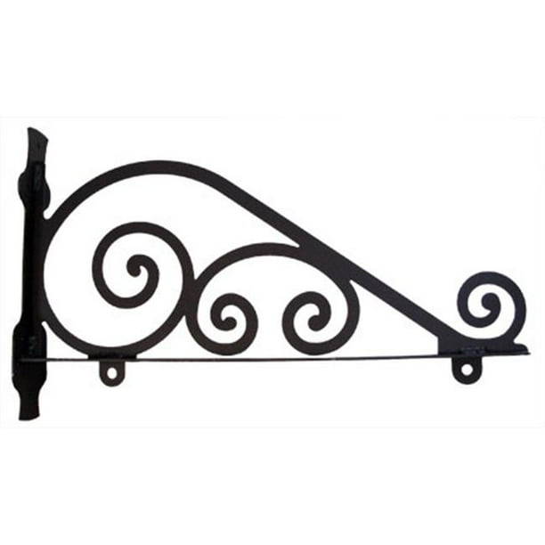 Village Wrought Iron SGB-103-36 Traditional Sign Bracket - Black ...