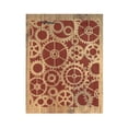Steampunk Gears Cogs Pattern Stencil Template Reusable 8.5 x 11 Inches ...