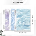 BIZHUA Water Pattern Notebook Sky Blue, Wave Design Lined Journal for ...
