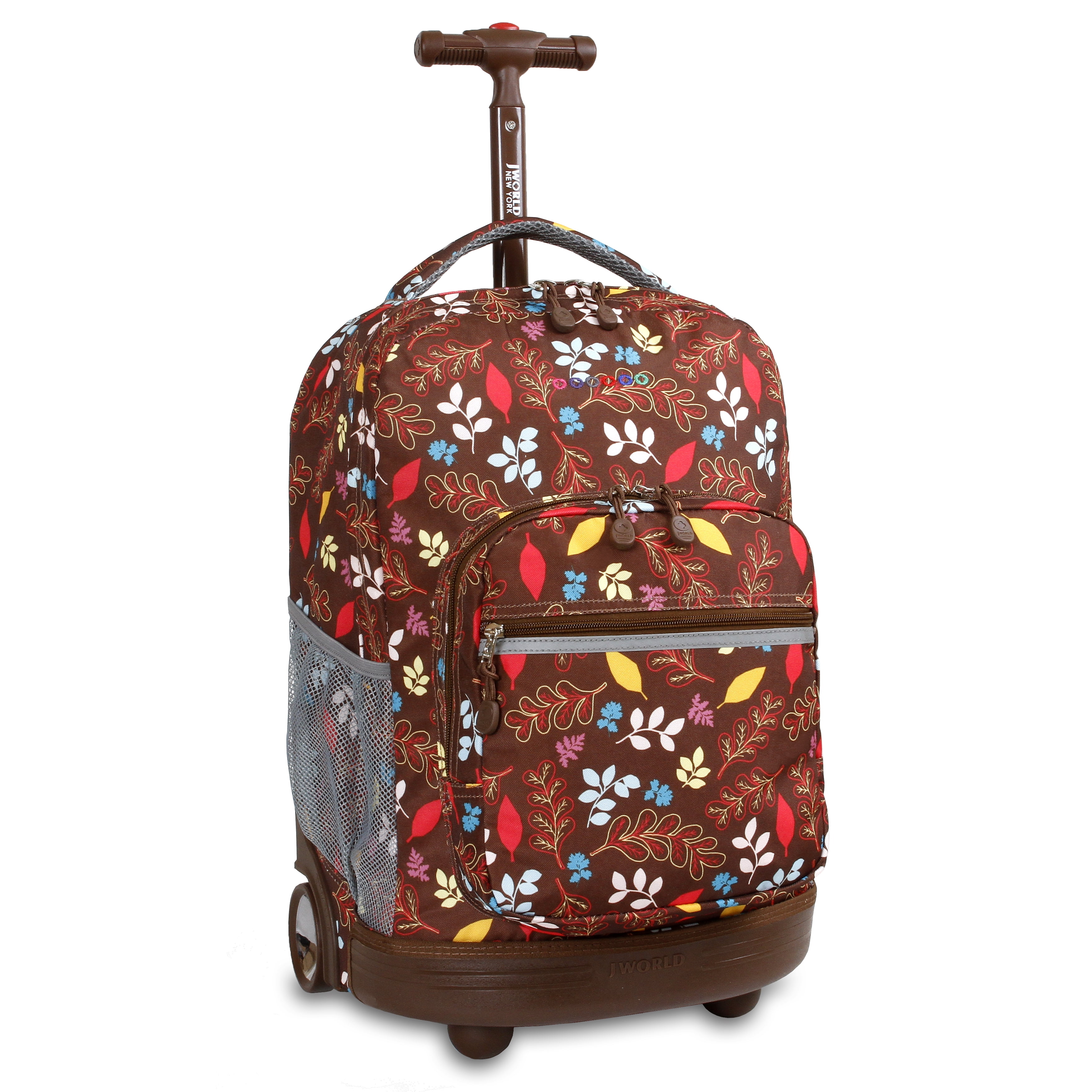 J World Girls Sunrise 18" Rolling Backpack For School And Travel ...