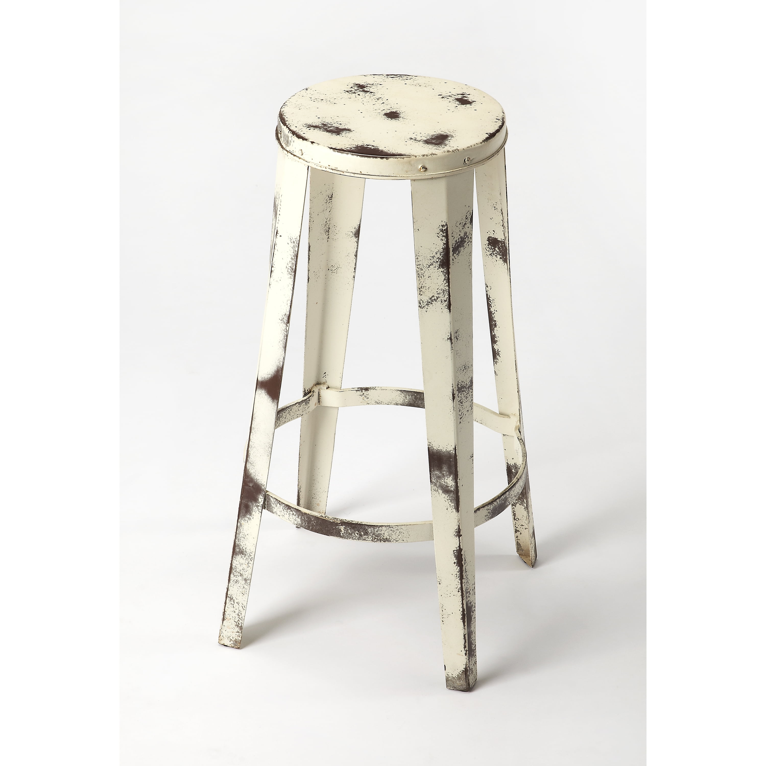 Levant Rustic Industrial Counter Stool, Industrial Chic - Walmart.com