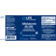 Life Extension Melatonin IR/XR, Immediate Release & Extended Release ...