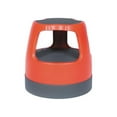Cramer Scooter Stool, Round, 15", Step & Lock Wheels, to 300lb, Red ...