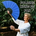 Oncpcare Fans for Line Dancing, Foldable Kung Fu Tai Chi Handheld Line ...