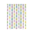 Easter Shower Curtain Waterproof Polyester Spring Floral Bunny Bathroom ...