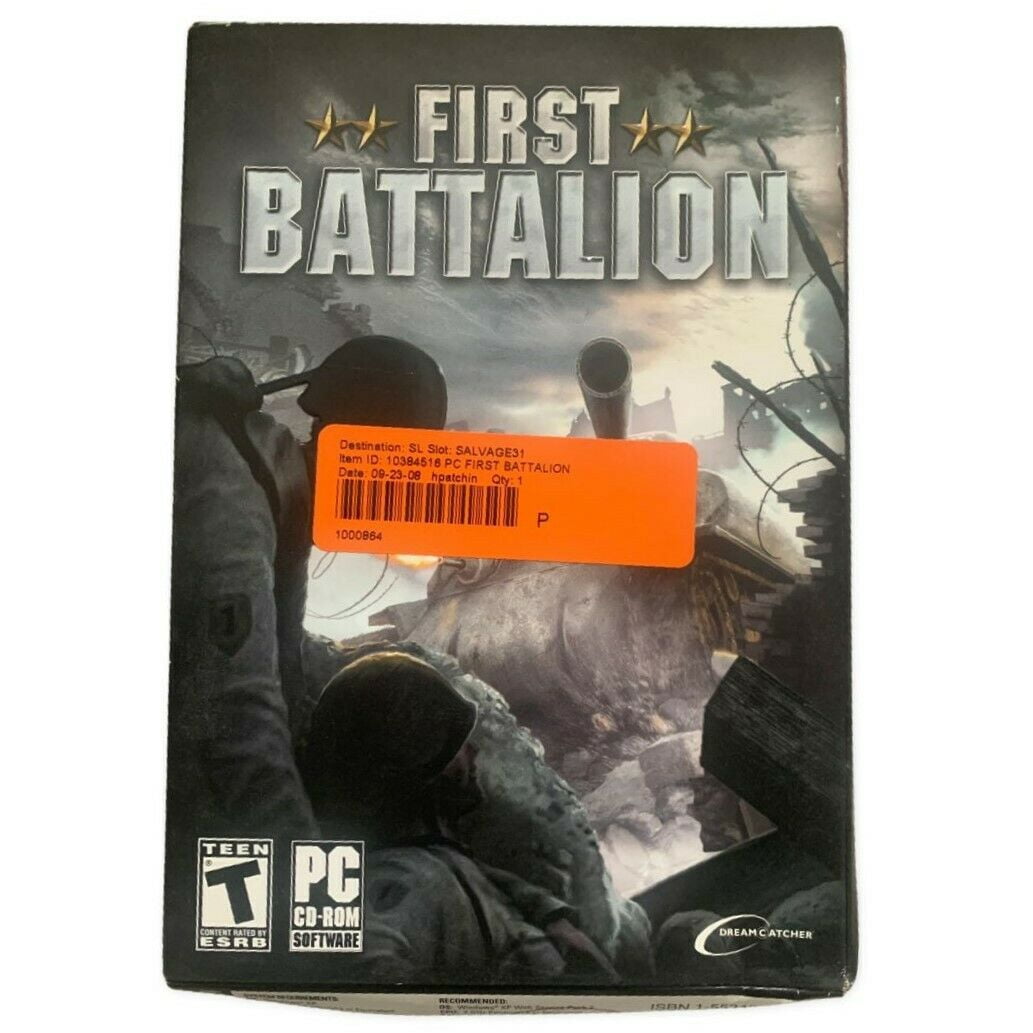 FIRST BATTALION - US Version - World War II WW2 Combat PC Game ...