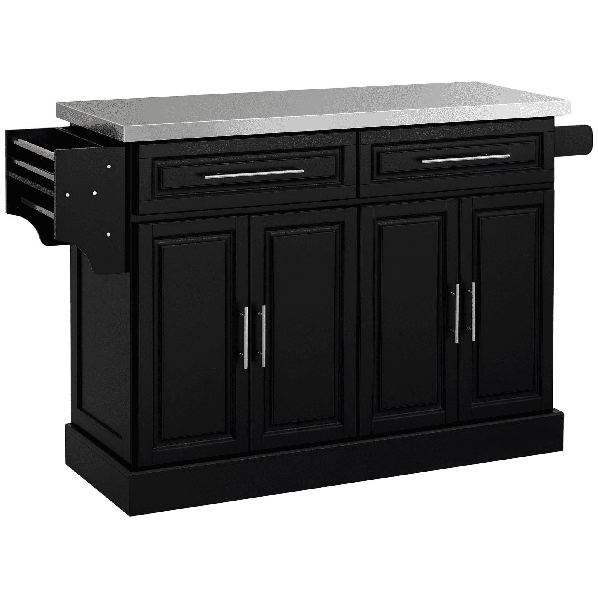 Click here for Homcom Kitchen Island With Stainless Steel Top  2... prices