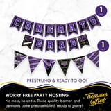 Purple Graduation Party Supplies Complete Set for 16 Guests - Walmart.com