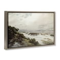 Stupell Industries Bountiful Success Beach Brown Framed Floater Canvas ...