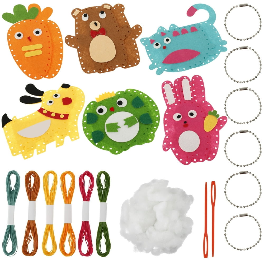 Click here for Eigthtail Animals Crafts Kids Felt Sewing Kit For... prices