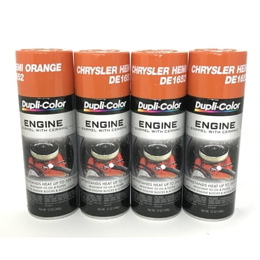 Duplicolor DE1620 - Engine Enamel Chevrolet Orange Color With Ceramic ...