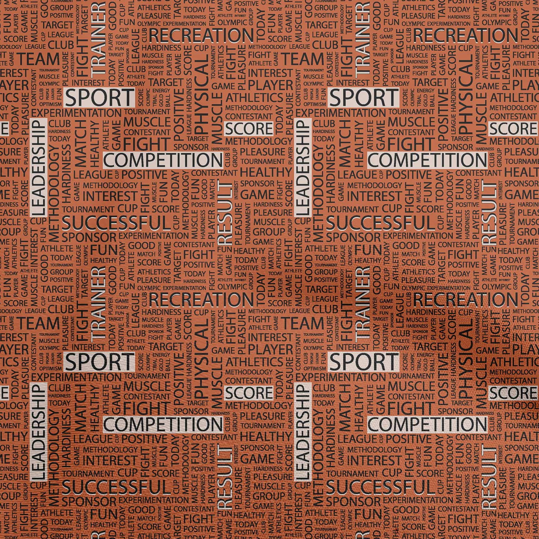 oneOone Cotton Cambric Brown Fabric Writing Text Sewing Material Print ...