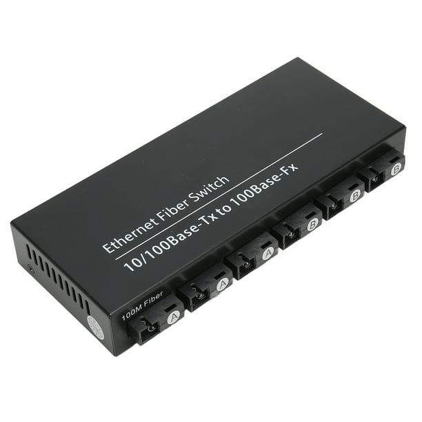 Fiber Transceiver With SC Port, 100Mbps Ethernet, 25km Range, Plug And ...
