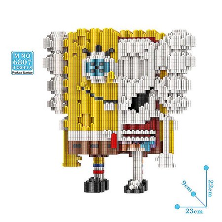 Spongebob Squarepants Building Blocks Sesame Street Compatible With ...