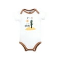 Hudson Baby Short Sleeve Bodysuits, 5-Pack, Newborn- 24 Months ...