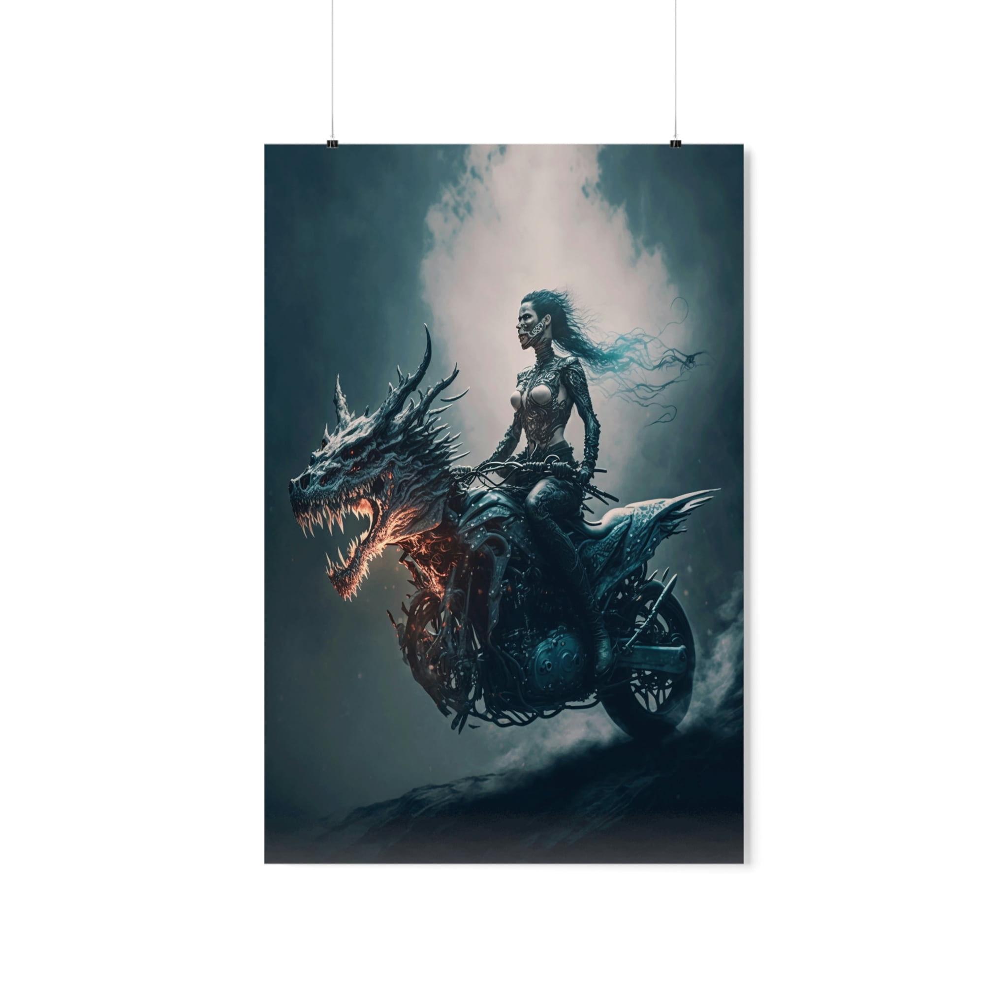 Gothic Wall Art, Gothic Girl, Gothic Pin Up Poster, Black and White ...