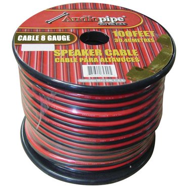 PYRAMID RPR425 - 4 Gauge Clear Red Power Wire 25 ft. OFC - Walmart.com