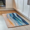 Abstract Ocean Door Mat 20x31.5 Inch Gradient Sea Wave Oil Painting ...