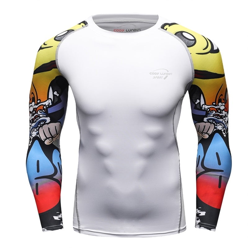Long Sleeve 3D Print Compression Rash Guard Different Styles - Walmart.com