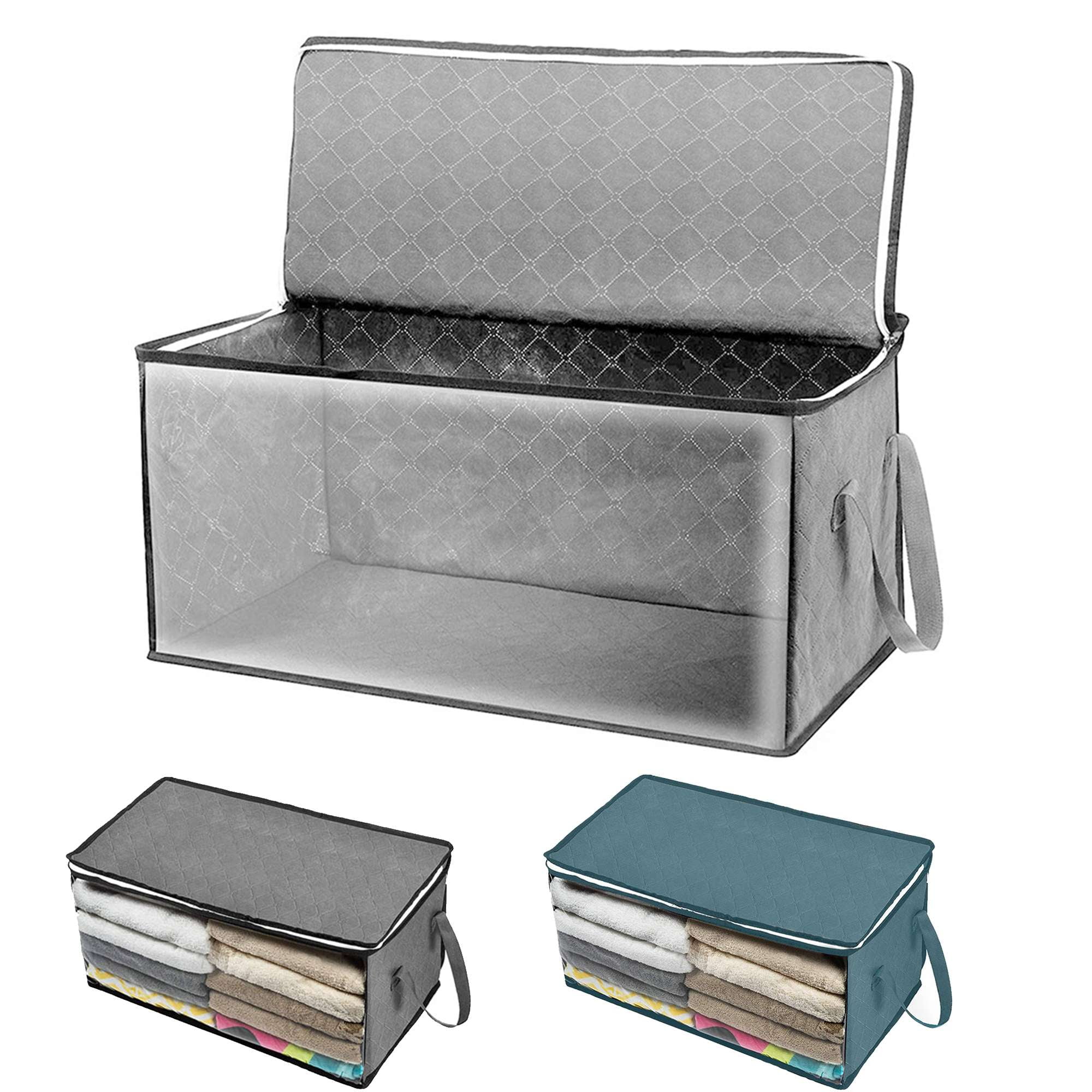 Gustave Foldable Clothes Storage Bags Organizer Large Closet Zipper ...