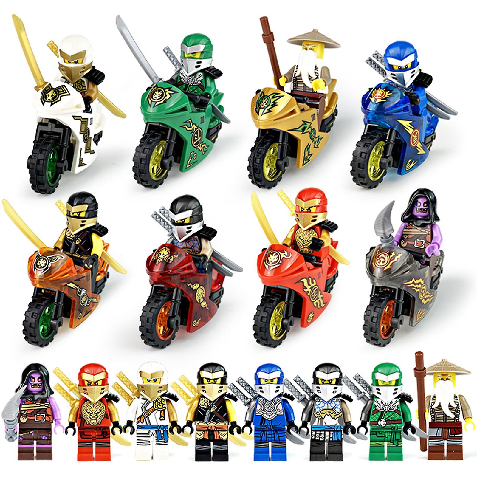 Click here for Elff 8pcs Ninjago Motorcycle Set Minifigures Ninja... prices