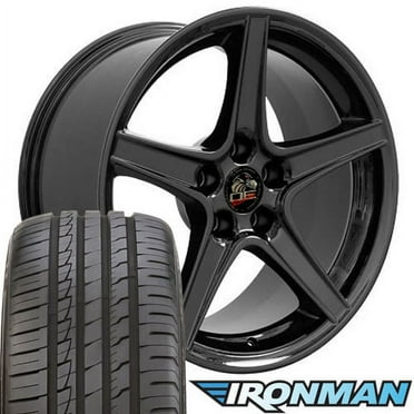 18 inch Black Wheels SET (4) Fits Audi A4. A8. A6, TT Volkswagen Jetta ...