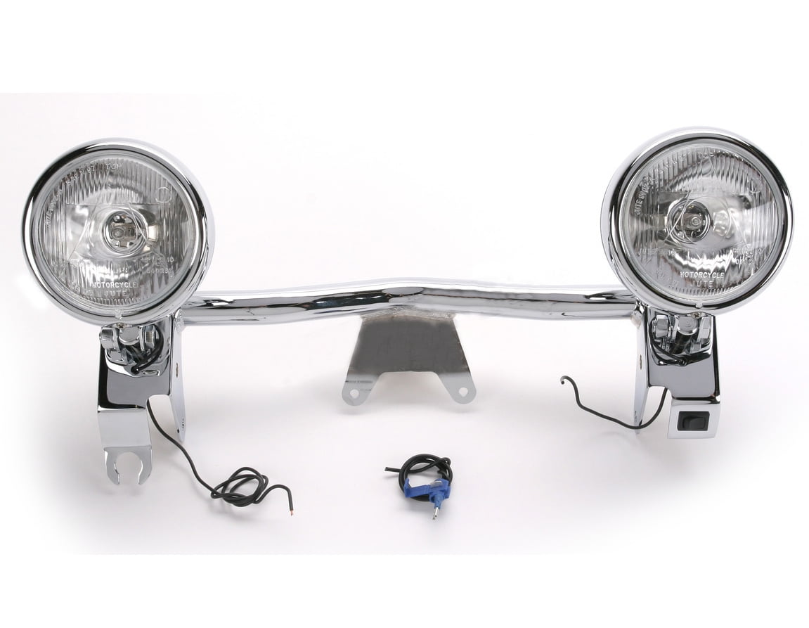 Cobra Chrome Lightbar w/Bullet Spotlights for Kawasaki Vulcan 900 (04 ...