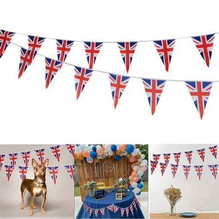 United Kingdom Union Jack Themed Flags String Triangle Flags British ...