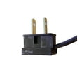 B&P Lamp® Black Gilbert Brand Snap-On Plug, For Spt-2 Lamp Cord ...