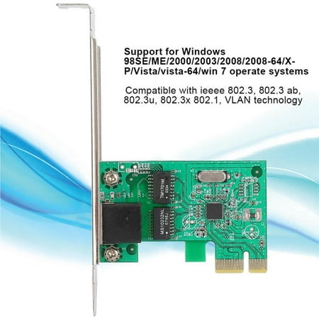 RJ-45 PCI-E Gigabit Ethernet Network Network Card Adapter PCI-E Lan ...