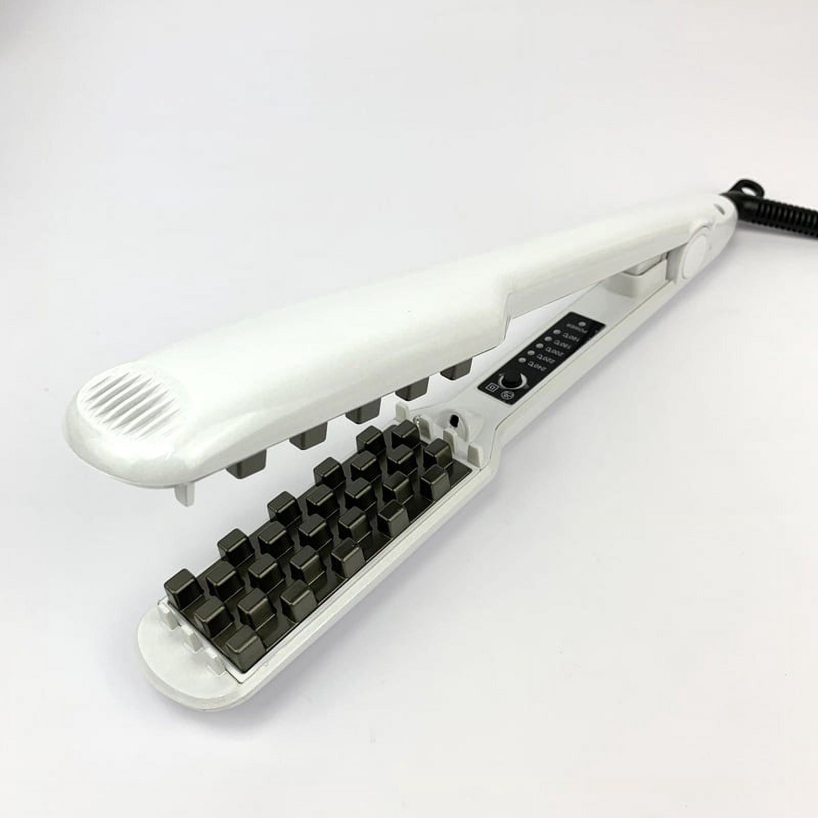 3D Grid Hair Crimper Ceramic Professional Hair Fluffy Corrugated Curler ...