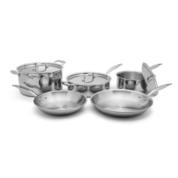 Heritage Steel Cookware Stainless Steel Core Cookware Set | 8-Piece ...