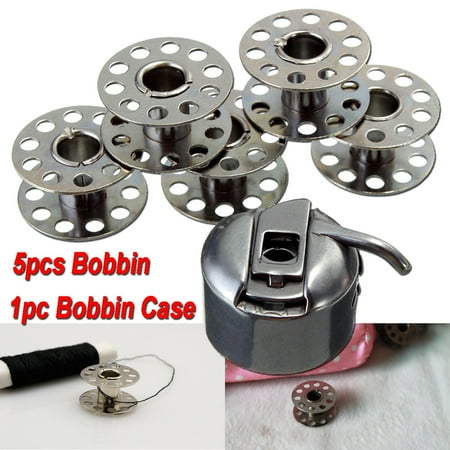 5xBobbin +1 Bobbin Case Industrial Sewing Machine For BROTHER JANOME ...
