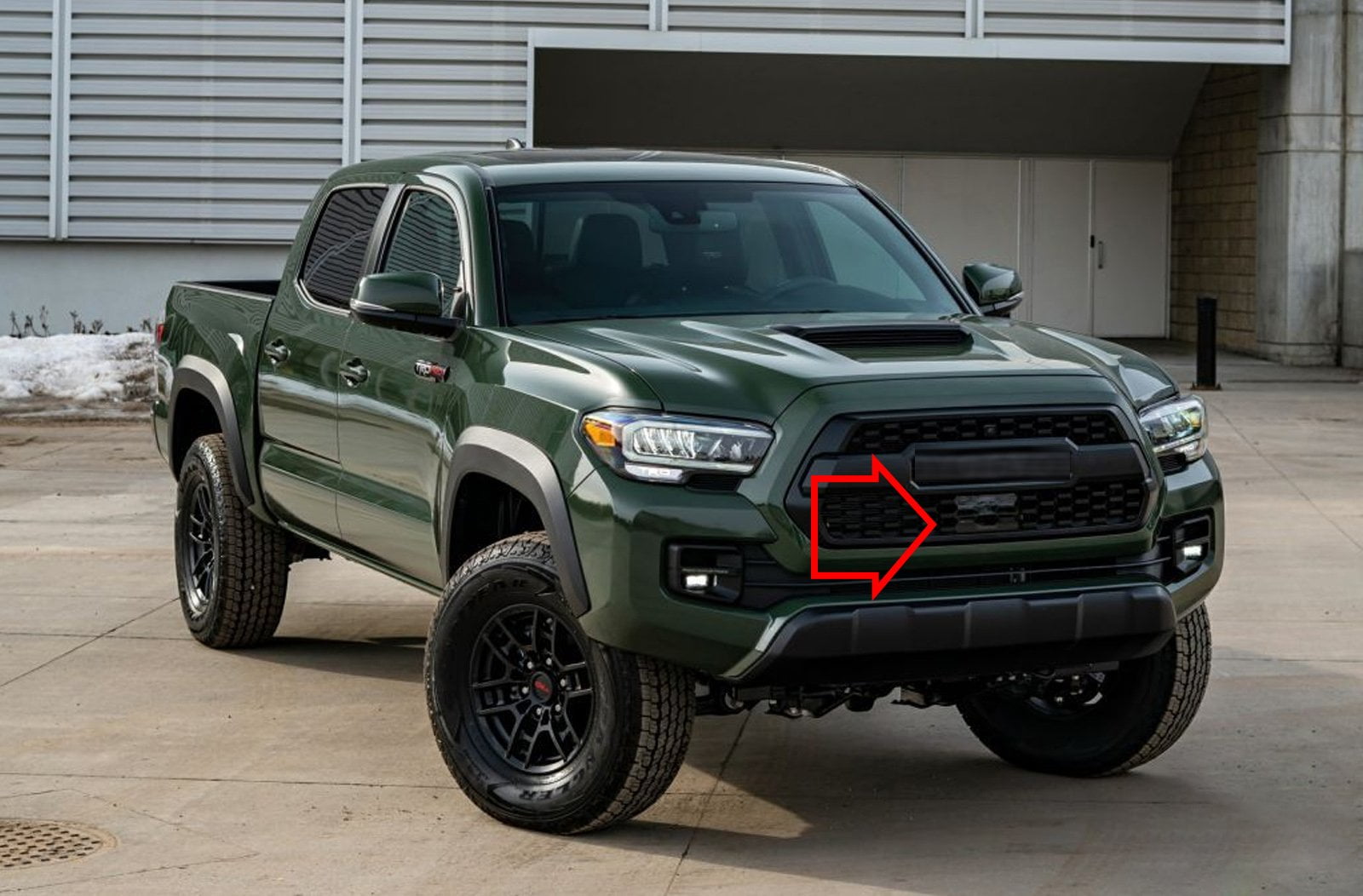 Toyota Tacoma TRD PRO Front Grill Garnish Radiator TSS Sensor Cover ...