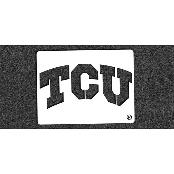 NCAA TCU Horned Frogs Collegiate 'TCU' Mini Stencil Kit - Walmart.com