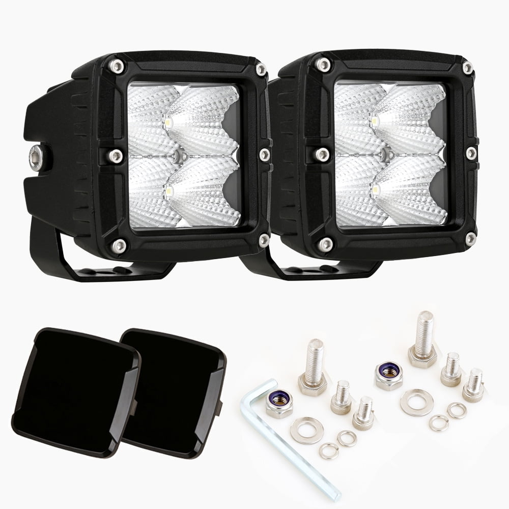 Biglion.x 3 inch LED Cube Lights Pair 80W 8000LM Fog Offroad Driving ...